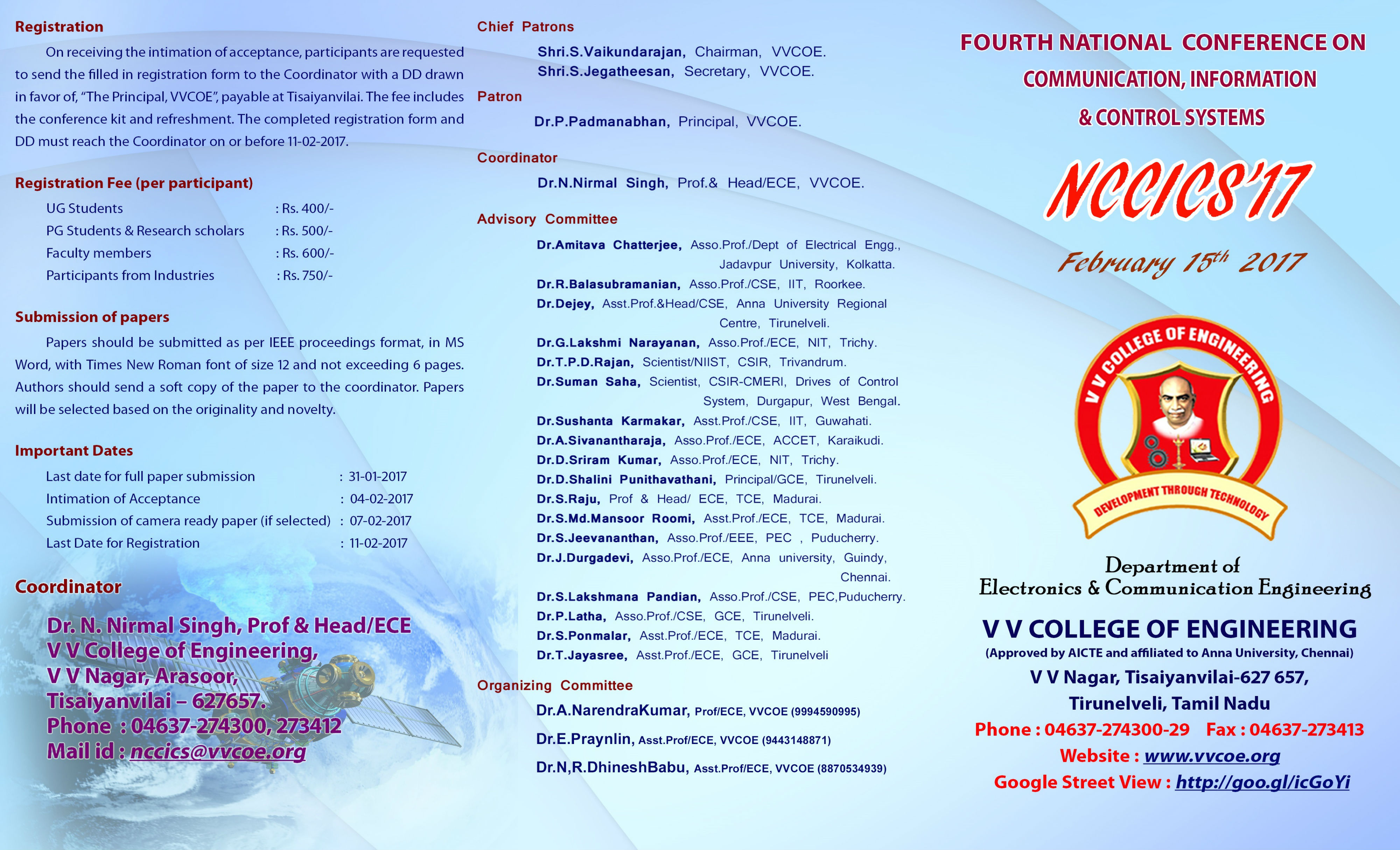 National Conference on Communication, Information & Control Systems ...
